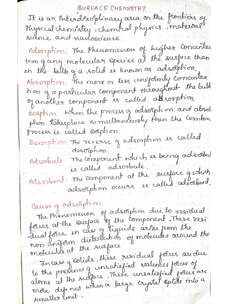 Surface Chemistry@Deepu 241116 170130 | PDF