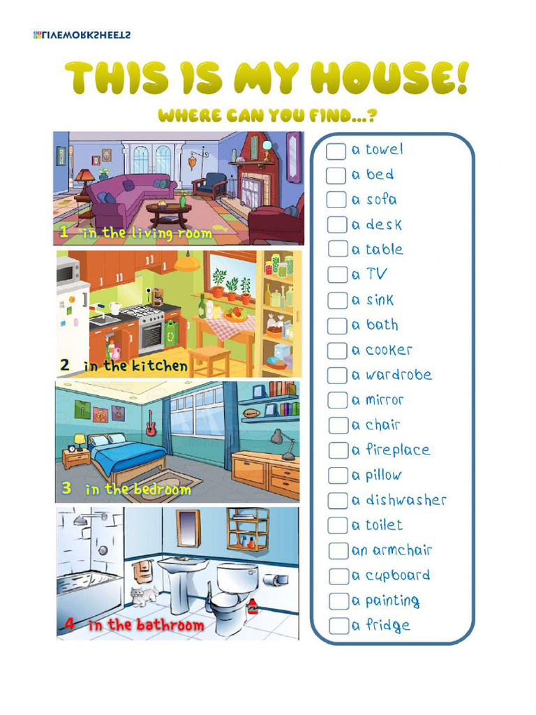My House - 5º Primaria | PDF