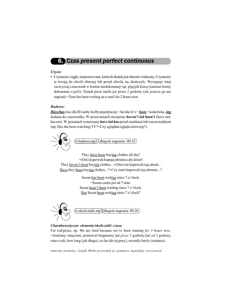 5.present Perfect Countinous | PDF