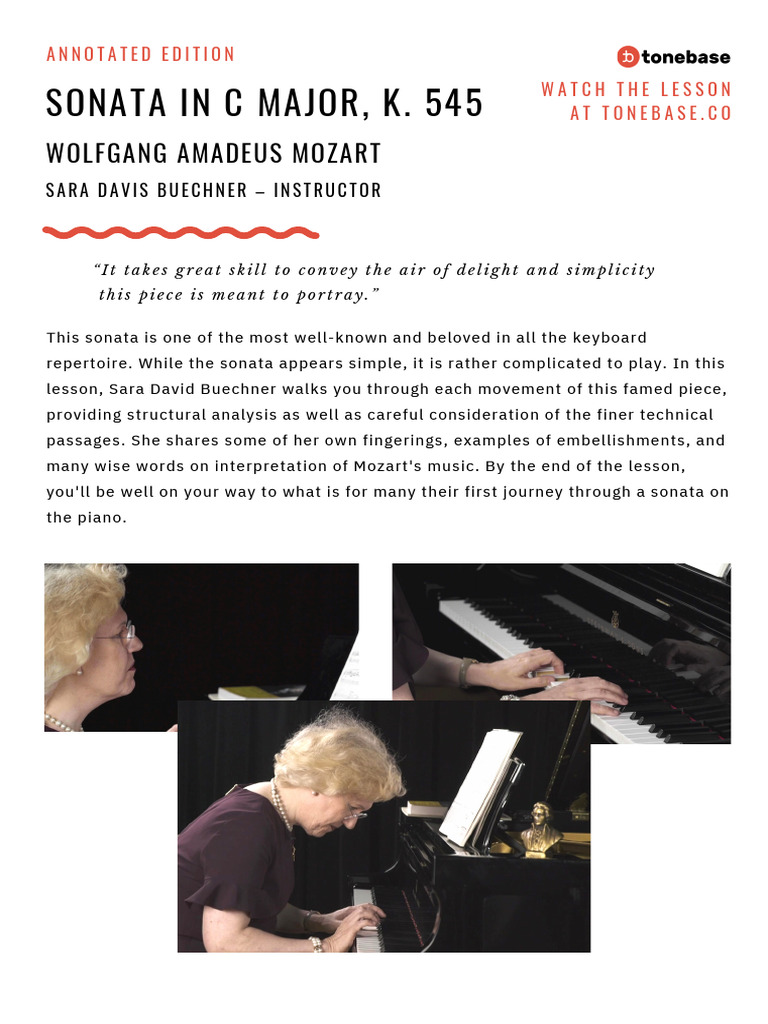C Major Interpretation Guide | PDF | Tempo | Hand