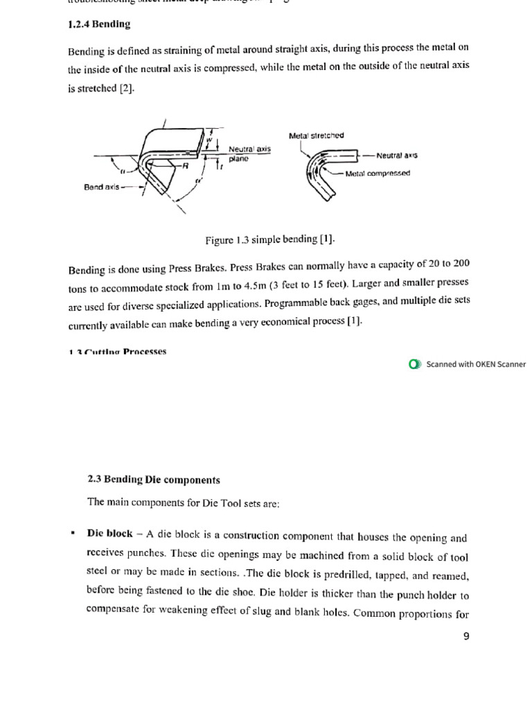 Practical Number 17-Draw Bending Die Indicating All Parts and Dimensions. | PDF