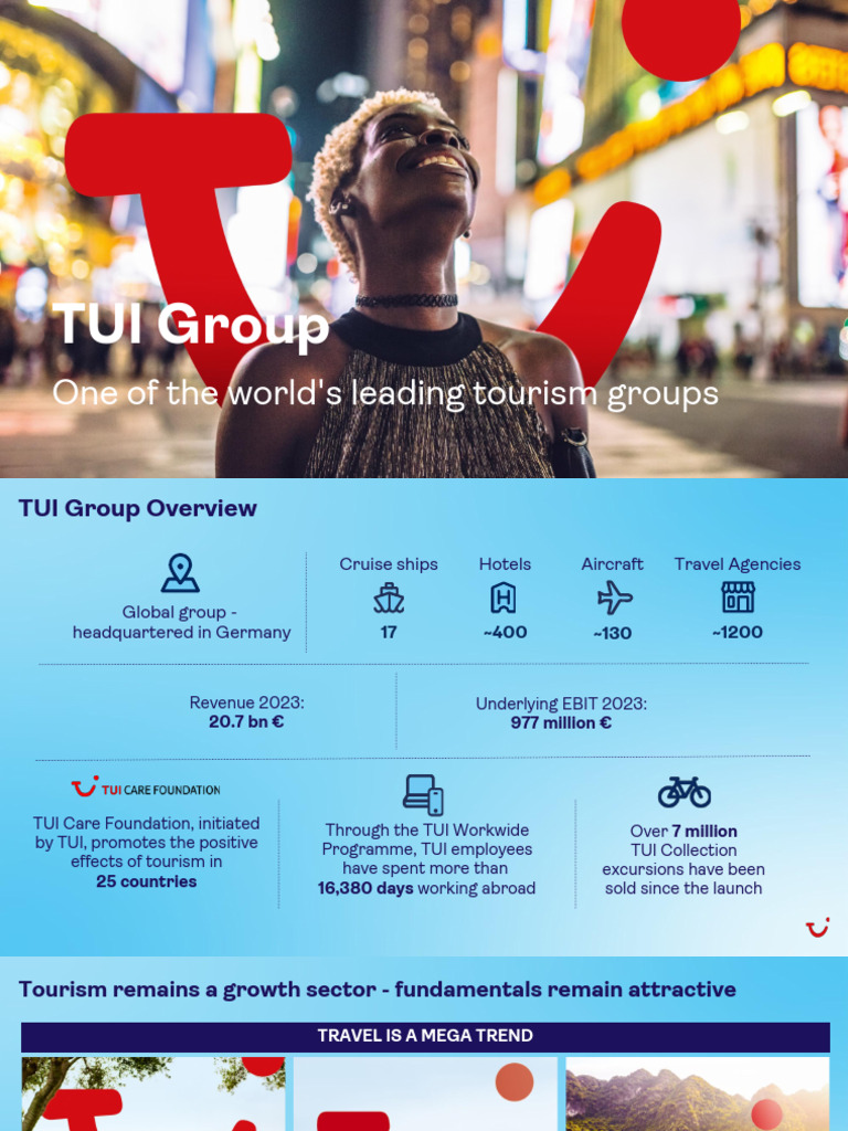 TUI Group Company Presentation 2024 | PDF | Tourism