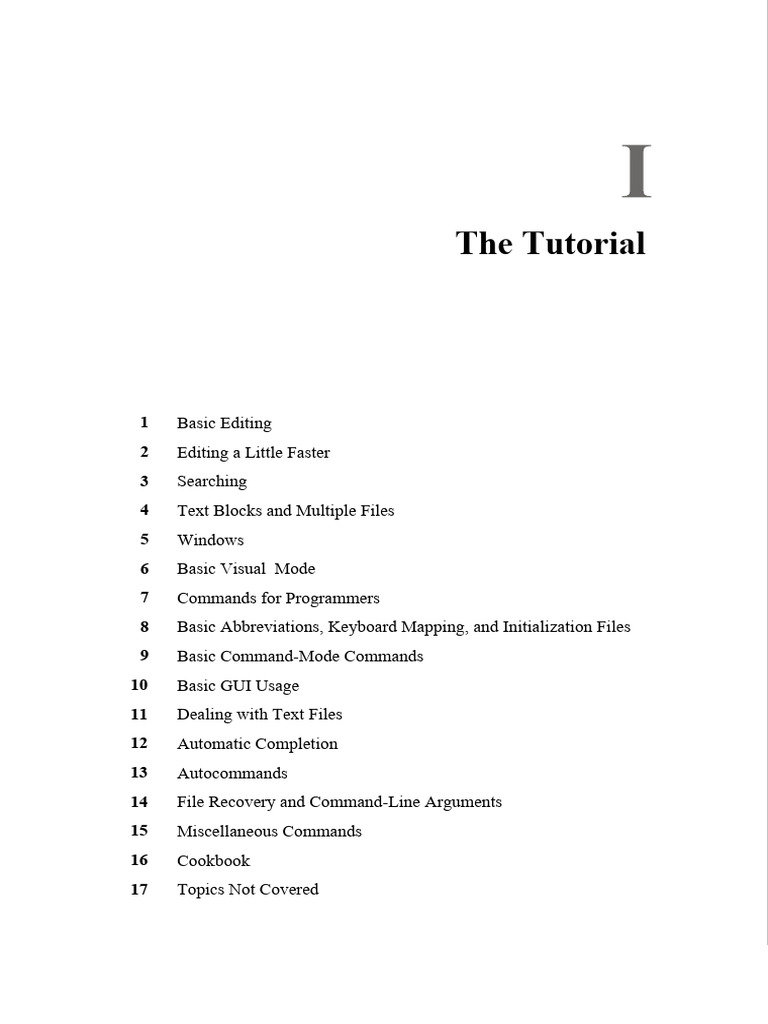 Vim Book | PDF | Command Line Interface | Text File