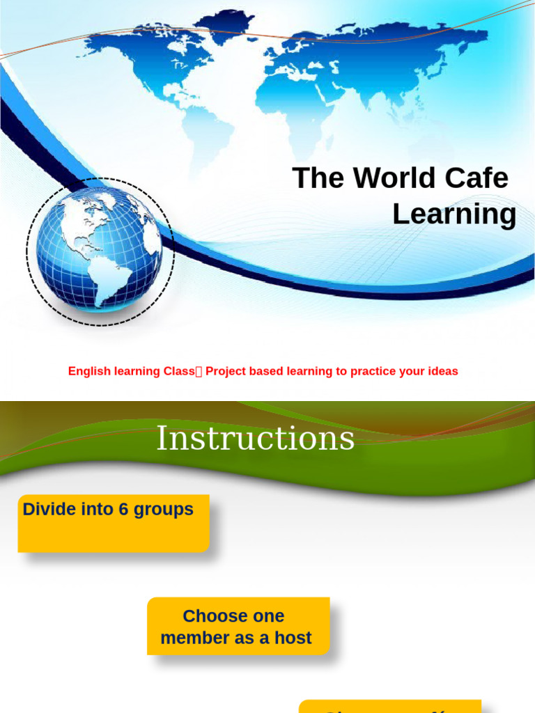 World Cafe Learning 2024 | PDF | Cooking, Food & Wine | Home & Garden