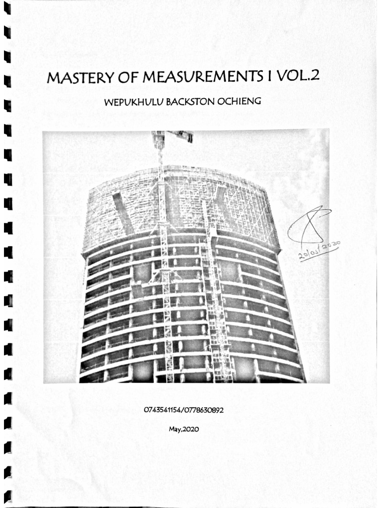 Mastery of Measurement I | PDF