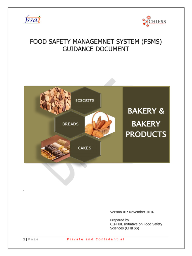 Basic Flowchart of Bread, Biscuit, Cake, Fssai | PDF | Breads | Baking