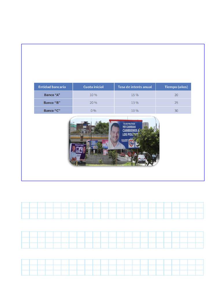 Actividad 4°-U7 | PDF | Bancos