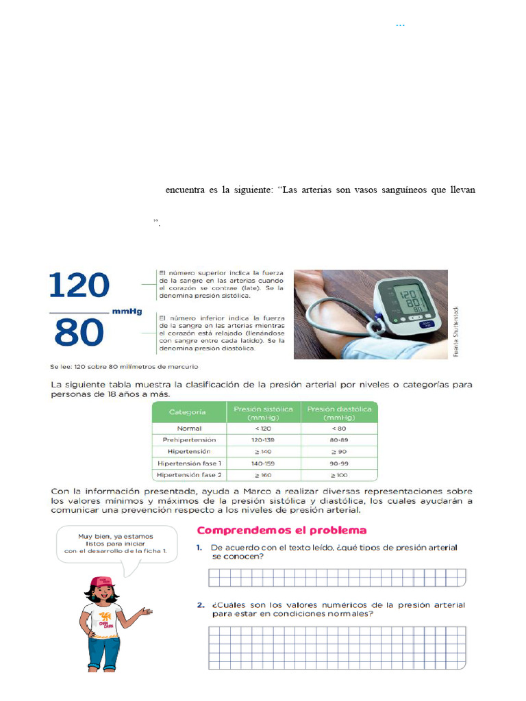 Actividad 5°-U7 | PDF | Presión sanguínea | Hipertensión
