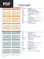 NTU Academic Calendar AY2024 25 (Semester) | PDF | Observances | Academia