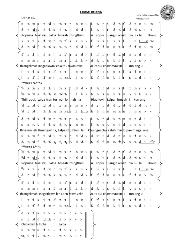 Chibai Bukna: Lalpa Hmaah Guide | PDF