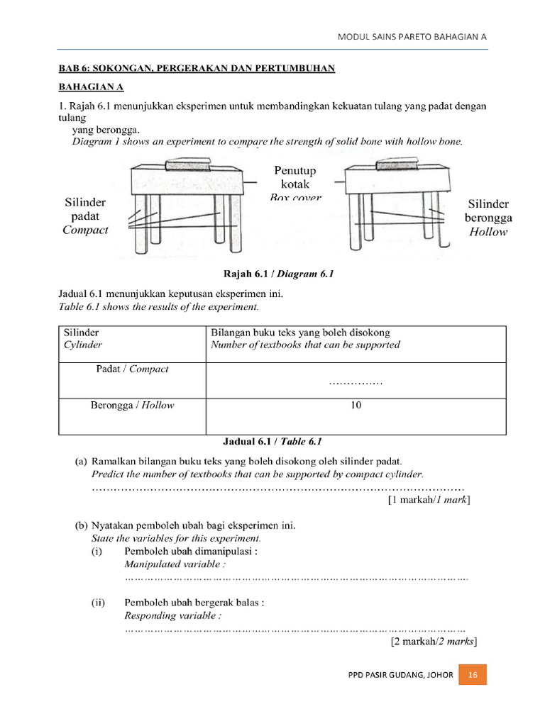 Modul Sains Bahagian A SPM | PDF