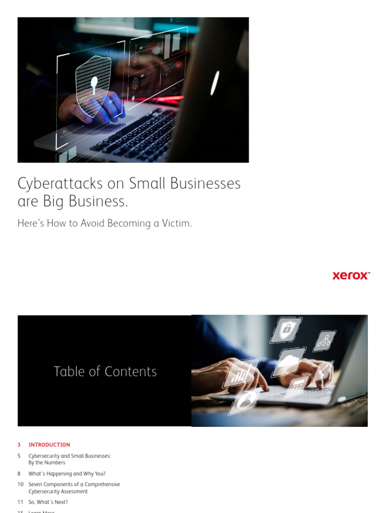 Xerox IT Services Cybersecurity Ebook ENUS | PDF | Security | Computer ...