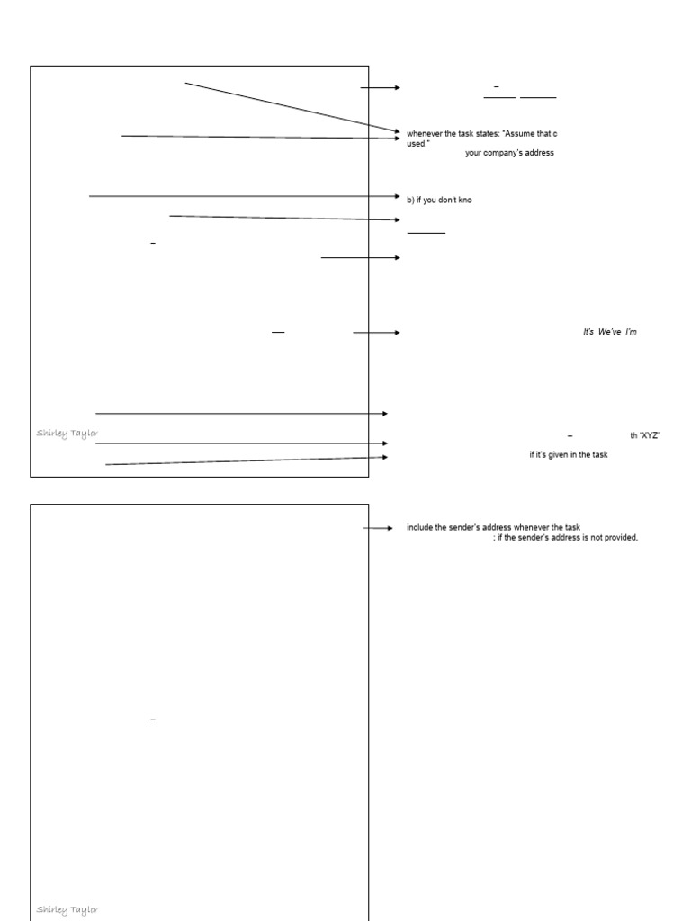 Business Correspondence - Layout Guidelines | PDF