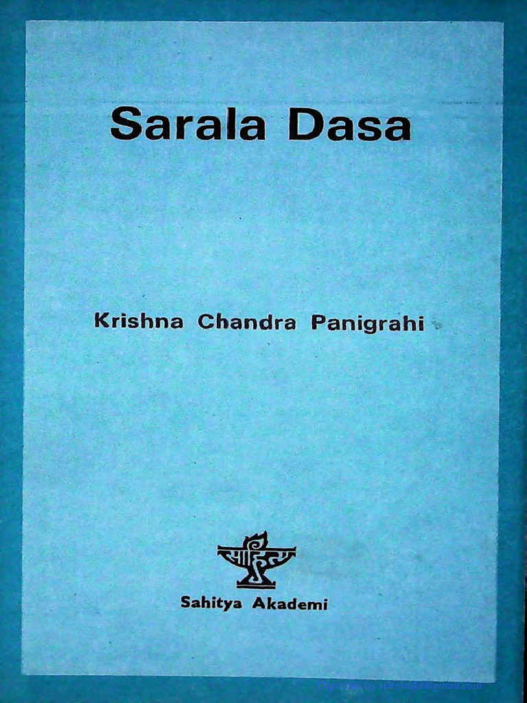 Sarala Das e 1975 1995 RP | PDF | Religion & Spirituality