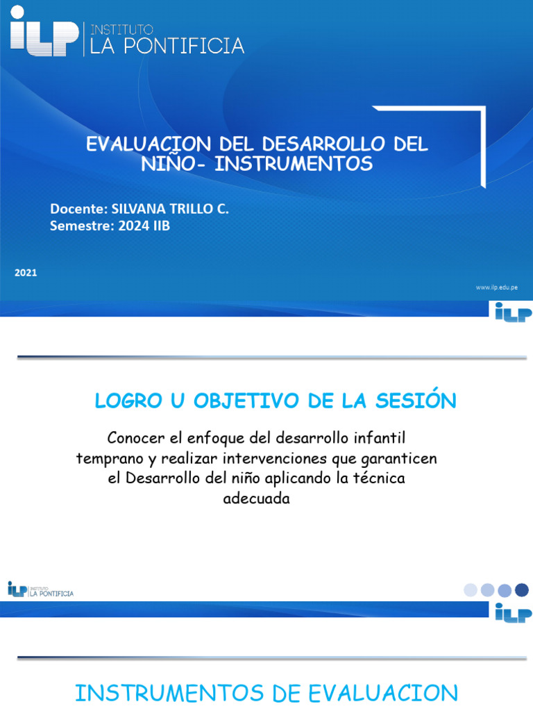 Evaluacion Del Desarrollo Del Niño - Instrumentos Tema 9 | PDF