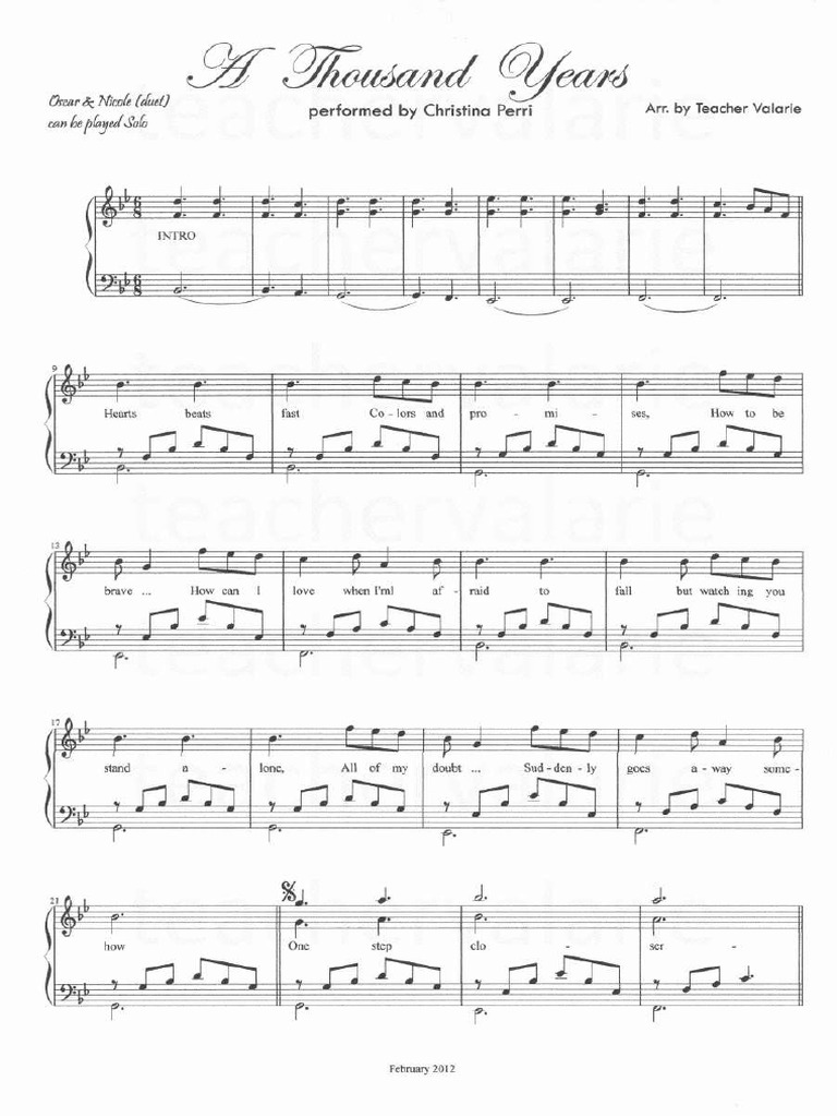 1-Thousand Years | PDF