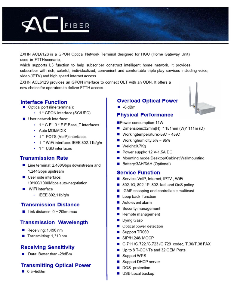ACL612S Datasheet-2023.8.25 | PDF | Voice Over Ip | Internet