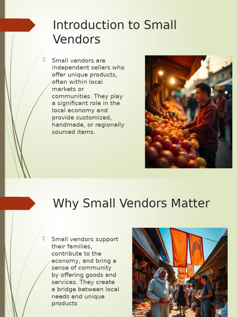 Importance of Small Vendors | PDF | Lifestyle