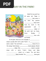 A Day in the Park Activities | PDF