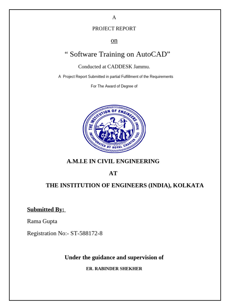 _AutoCAD_RAMA_final | PDF | Auto Cad