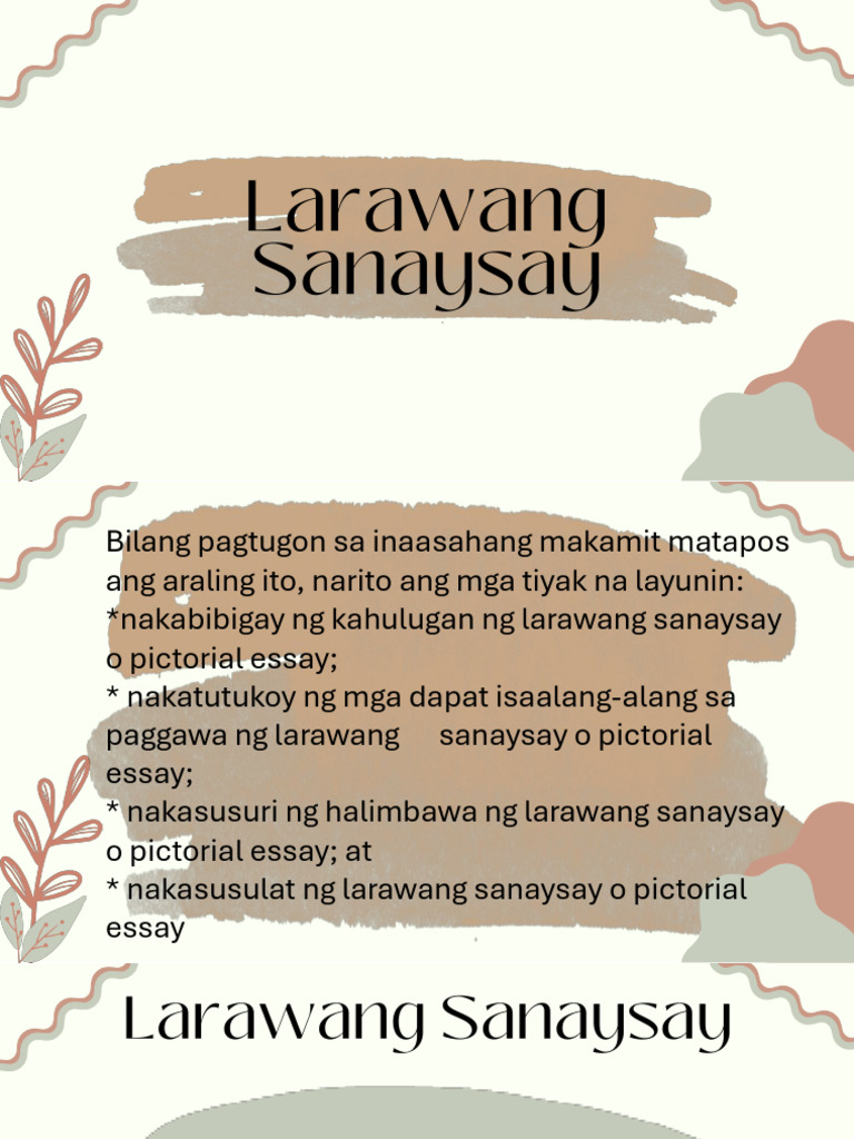 Larawang Sanaysay | PDF