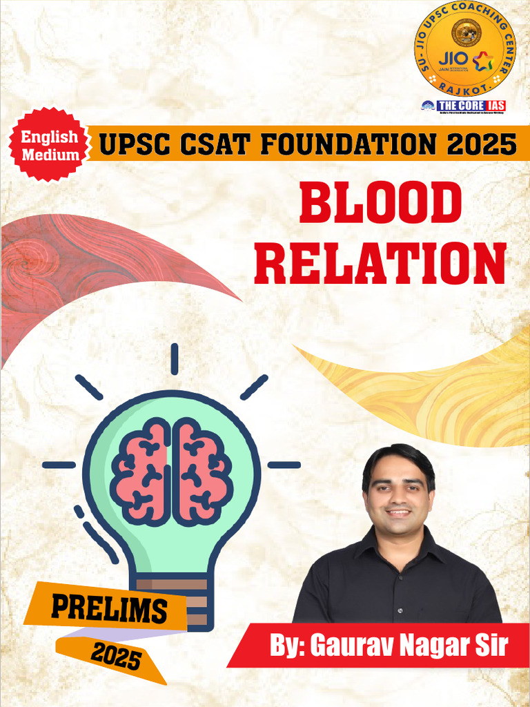 Blood Relation Questions for UPSC CSAT | PDF | Interpersonal ...