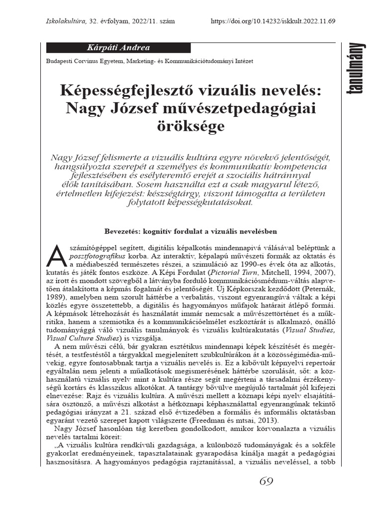 Iskolakultura 2022 008-011 069-082 | PDF
