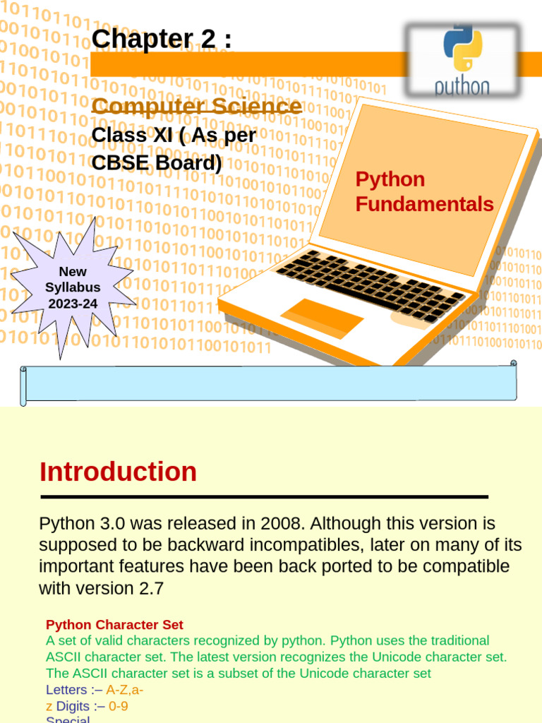 Python Fundamentals PPT | PDF | Variable (Computer Science) | Data Type Python Fundamentals PPT | PDF | Variable (Computer Science) | Data Type