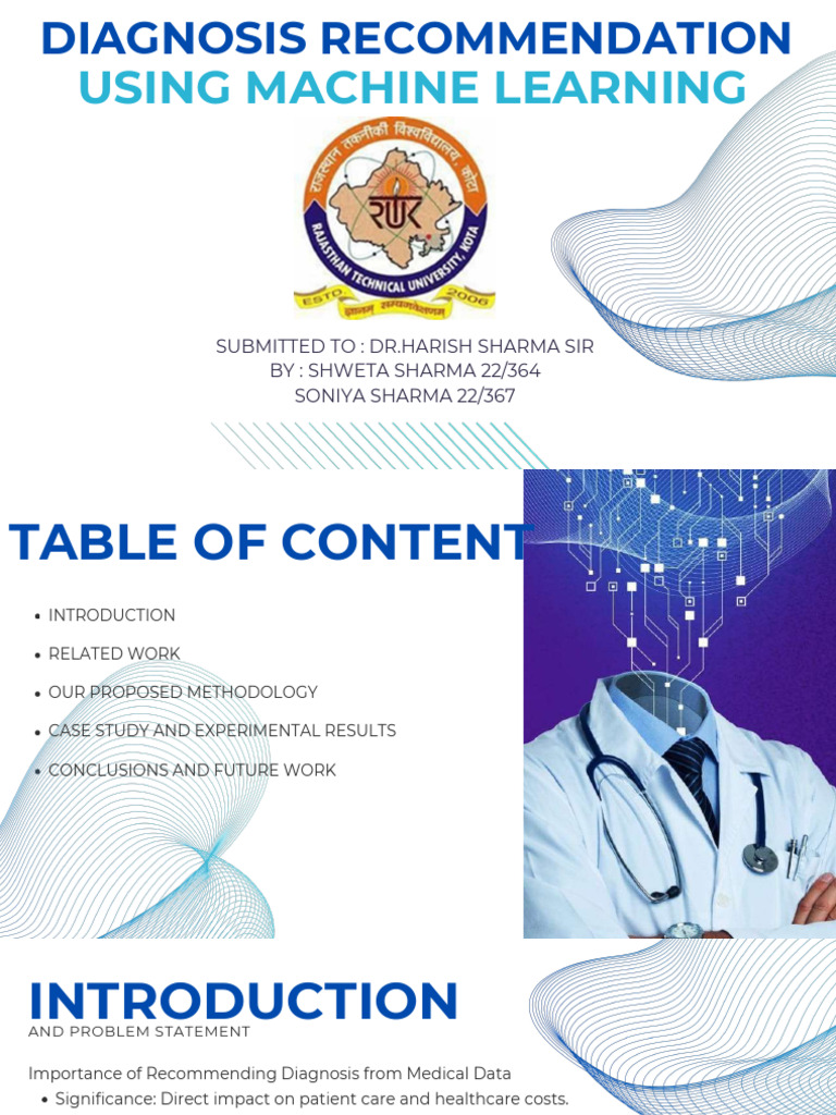 Diagnosis Recommendation Using Machine Learning | PDF | Cluster Analysis | Machine Learning