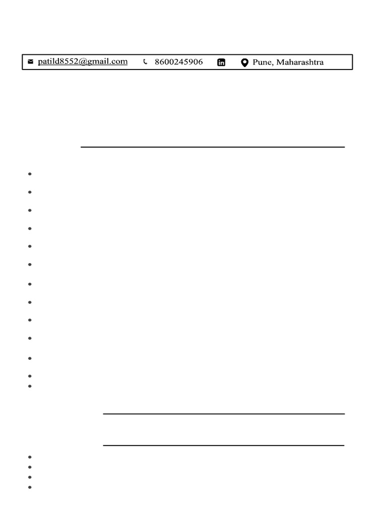 Darshan Patil: Software Developer | PDF | Sql | Microsoft Sql Server