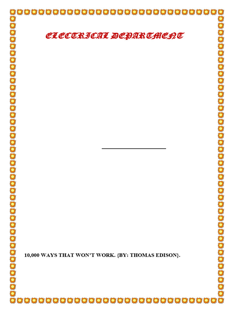 Electrical Installation 1 | PDF | Electrical Wiring | Electrical Conductor