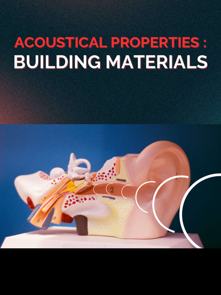 Acoustical Properties of Building Materials | PDF | Classical Mechanics ...