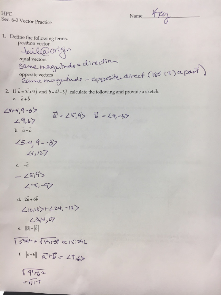 Sec. 6.3 Solutions | PDF