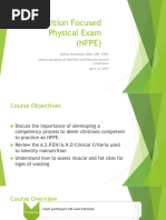 NFPE Pocket Guide for Adults | PDF | Physical Examination | Malnutrition
