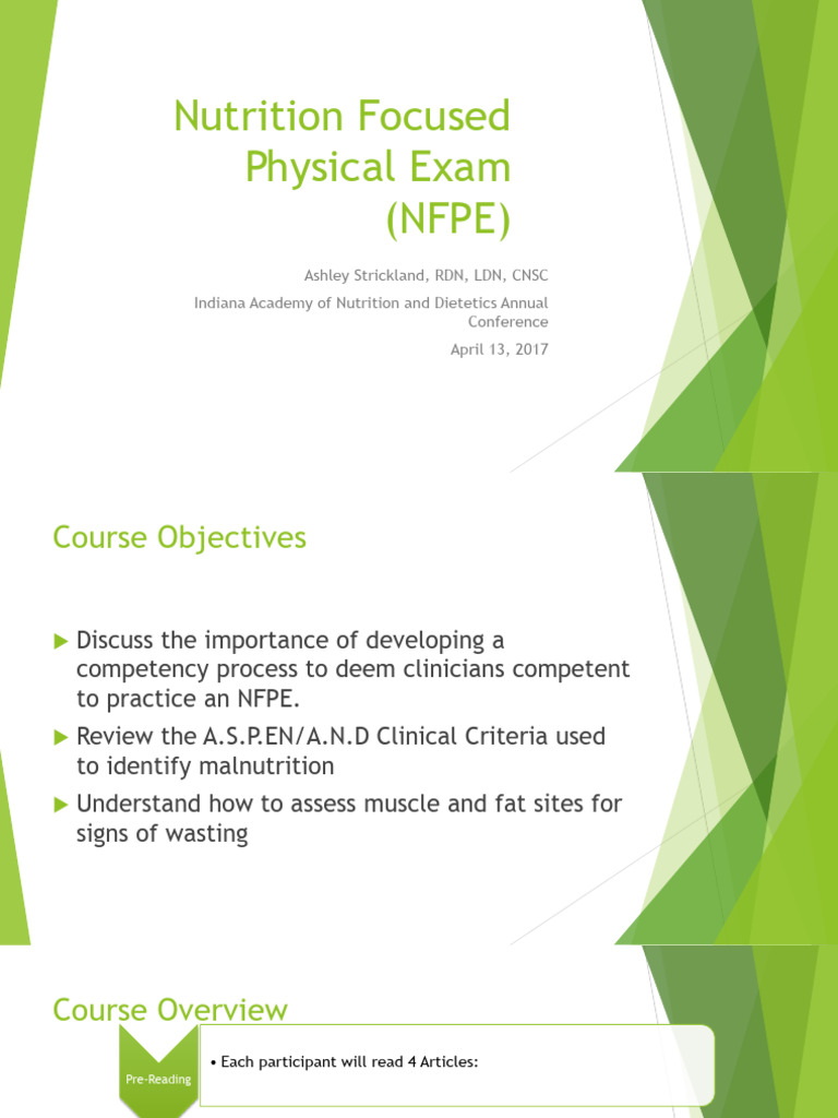 Nutrition Focused Physical Exam | PDF | Clinical Medicine | Diseases ...
