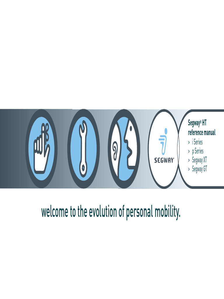 SEGWAY I Series Manual | PDF | Electric Motor | Tire