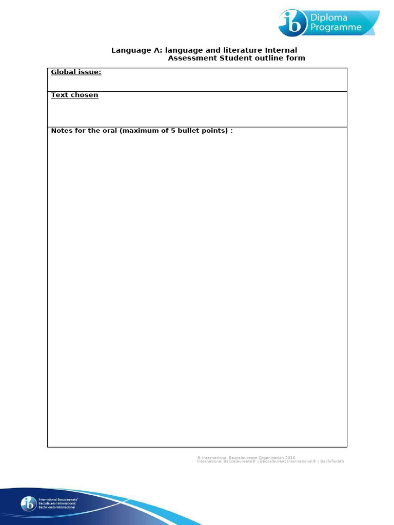 IO Form Y11 | PDF