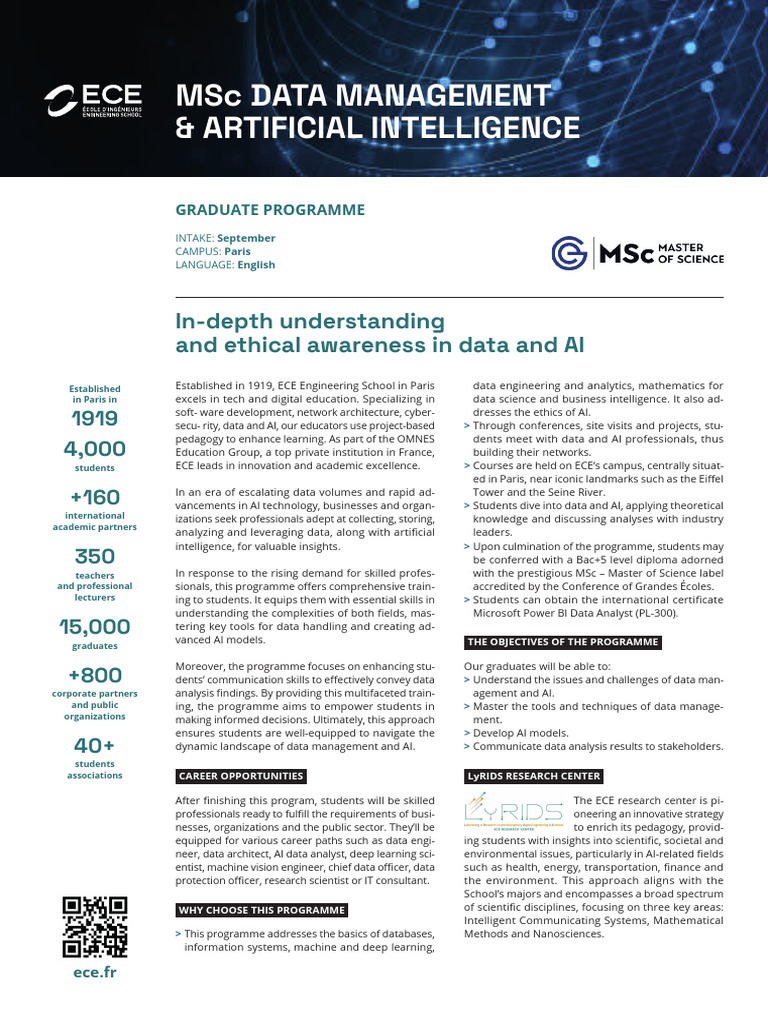 ECE DMAI V2404 MSC Data Management Articicial Intelligence | PDF | Artificial Intelligence ...