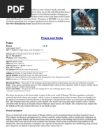 Star Wars Species Overview | PDF | Zoology