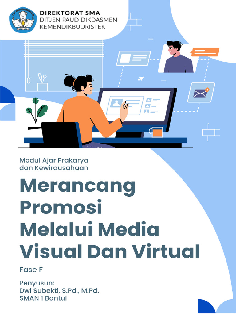 Modul Ajar Prakarya-Budi Daya - Merancang Promosi Melalui Media Visual Dan Virtual - Fase E | PDF