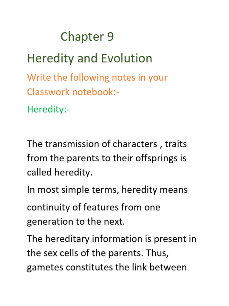 AS1 CH Heredity | PDF