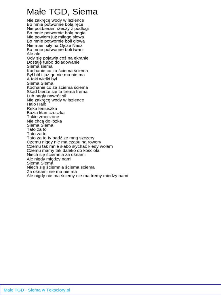 Male TGD Siema | PDF