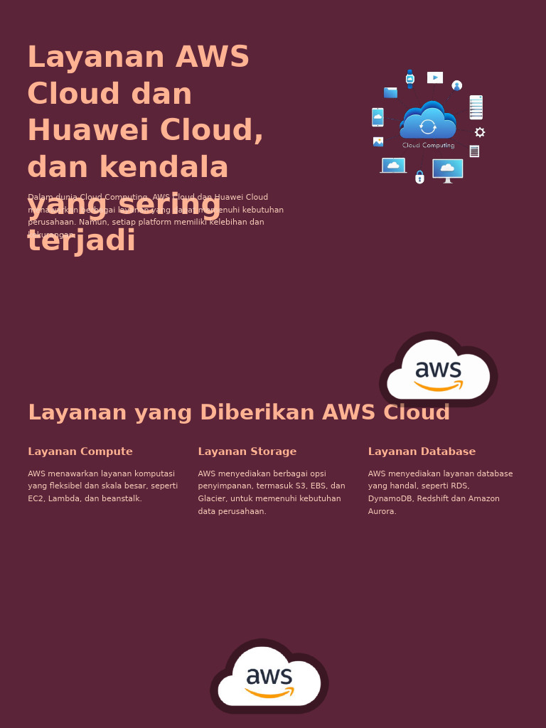 Analisis Layanan AWS Cloud Dan Huawei Cloud (1) (Read Only) | PDF ...