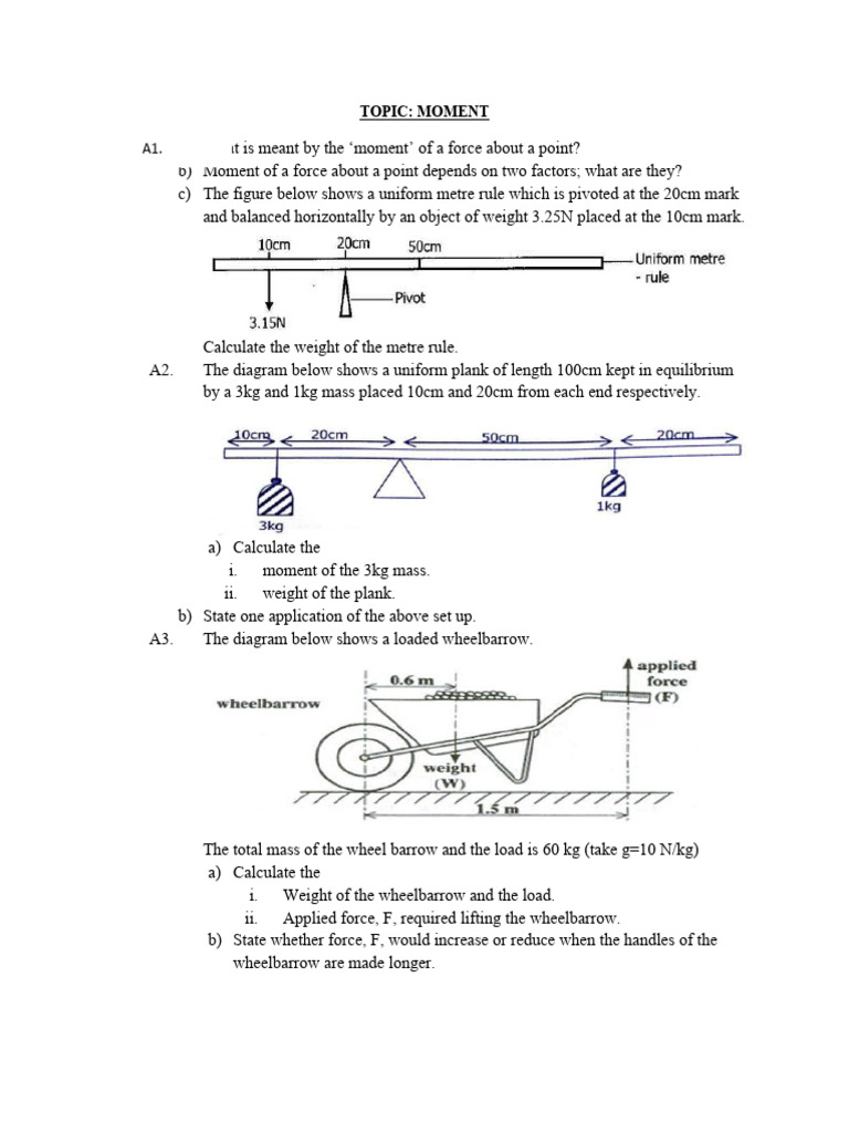 Physics Mechanics Problems | PDF | Teaching Methods & Materials