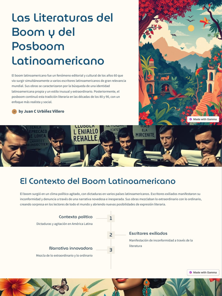 Las Literaturas Del Boom y Del Posboom Latinoamericano | PDF | Realismo literario | America latina