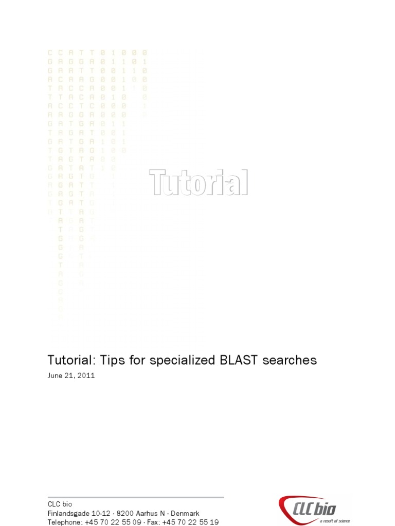 Blast Tips Pdf Blast Proteins