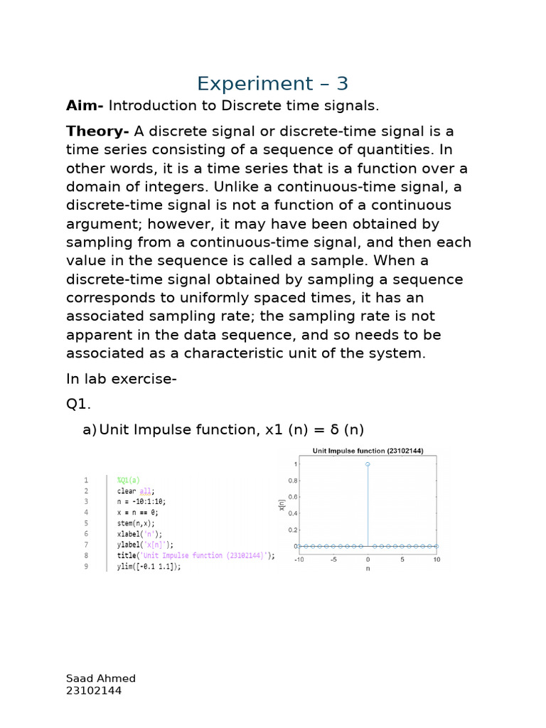 SNS Experiment3 | PDF | Teaching Methods & Materials