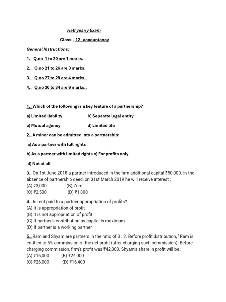 Accounts Test 12^ | PDF | Book Value | Goodwill (Accounting)