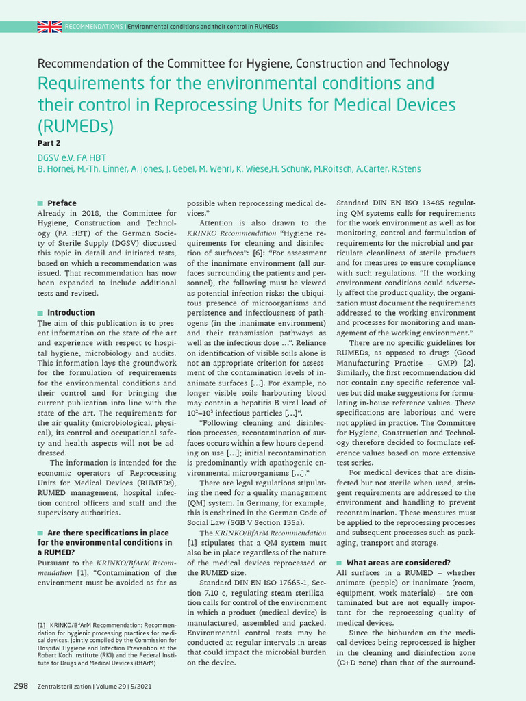 HBT Environment EN ZT 5 21 | PDF | Disinfectant | Staphylococcus Aureus