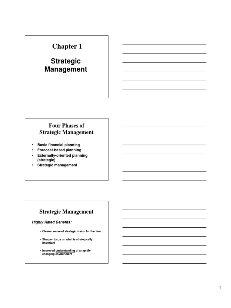 Four Phases of Strategic Management | PDF | Strategic Management ...